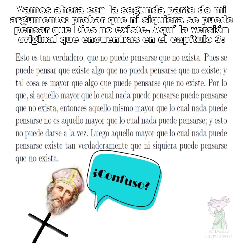 San Anselmo y su argumento ontológico :: Animales Filozoóficos